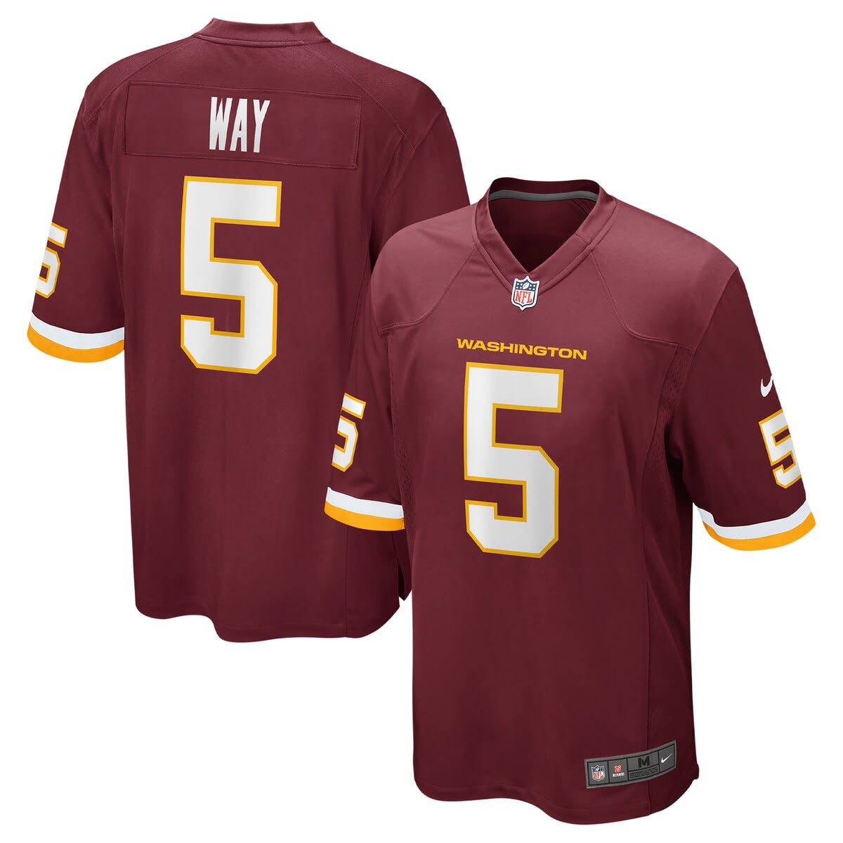 Nike Men's Nike Tress Way Burgundy Washington Football Team Game Jersey ...