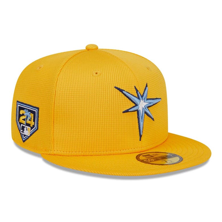New Era Yellow Tampa Bay Rays 2024 Spring Training 59fifty Fitted Hat ...