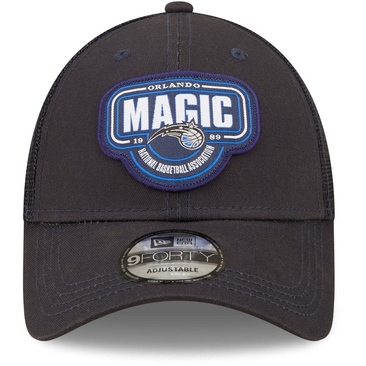 New Era Men's New Era Black Orlando Magic Team Logo Patch 9FORTY ...