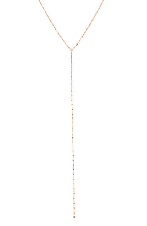 14k Gold Lariat Necklaces | Nordstrom
