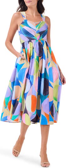 NIC+ZOE Sarah Social Circles Midi Sundress | Nordstromrack