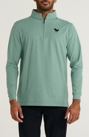 Bad Birdie Evergreen Quarter Zip Performance Golf Pullover | Nordstrom