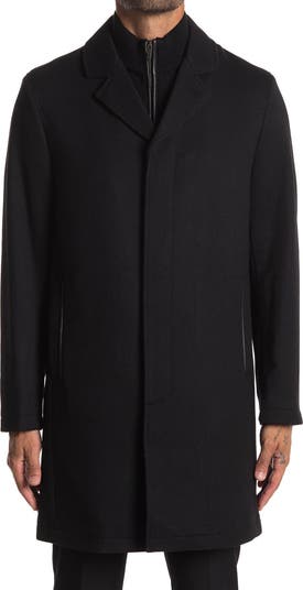 Cole Haan Wool Blend Dickey Coat | Nordstromrack