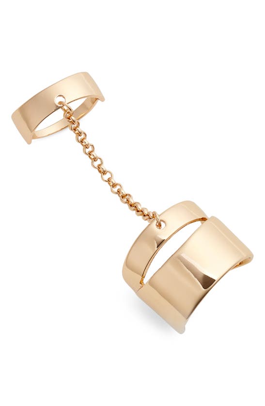 Open Edit Bold Chained Ring In Gold | ModeSens