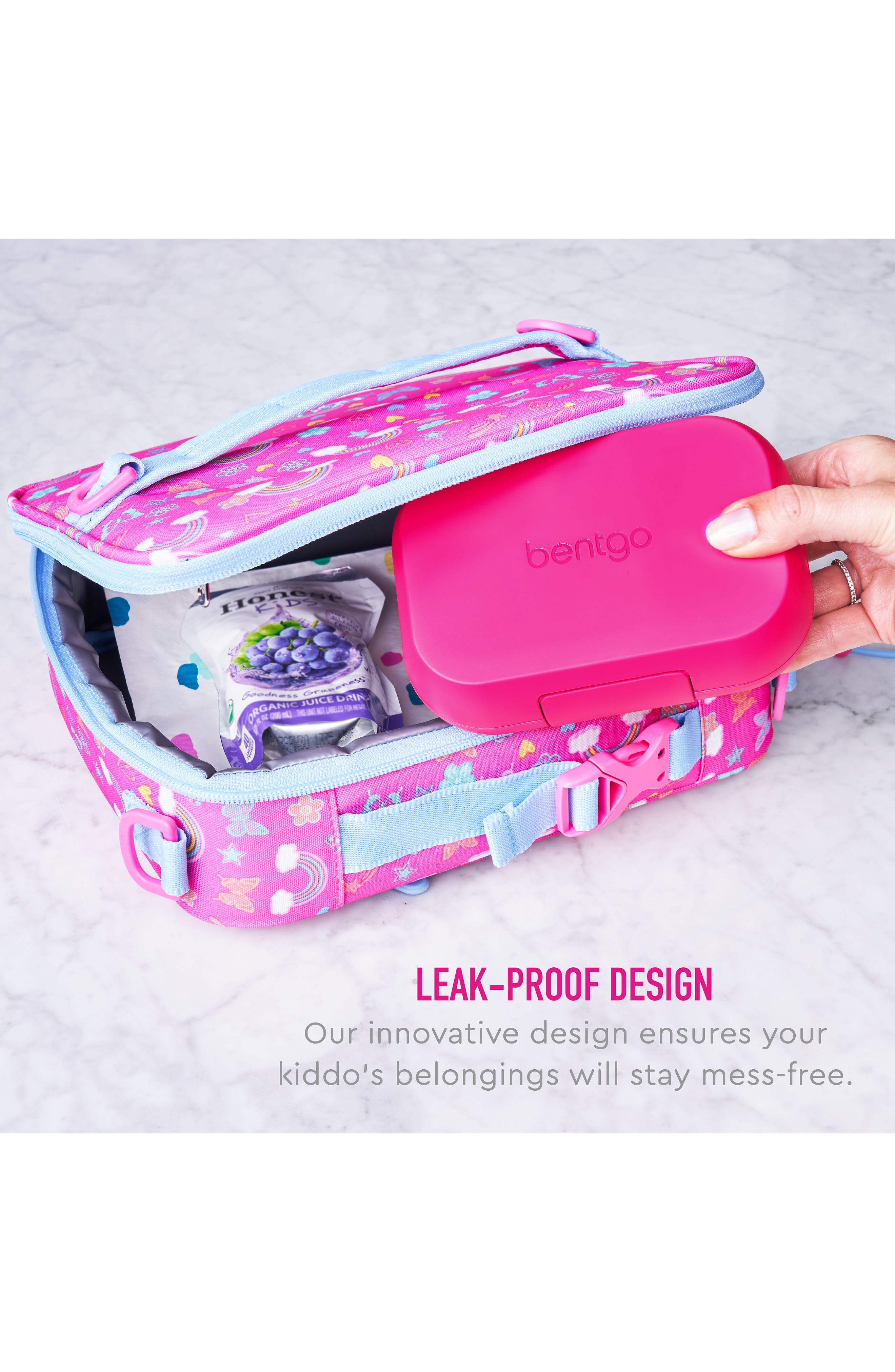 BENTGO Kids' Snack Container - Fuchsia/Teal | Nordstromrack