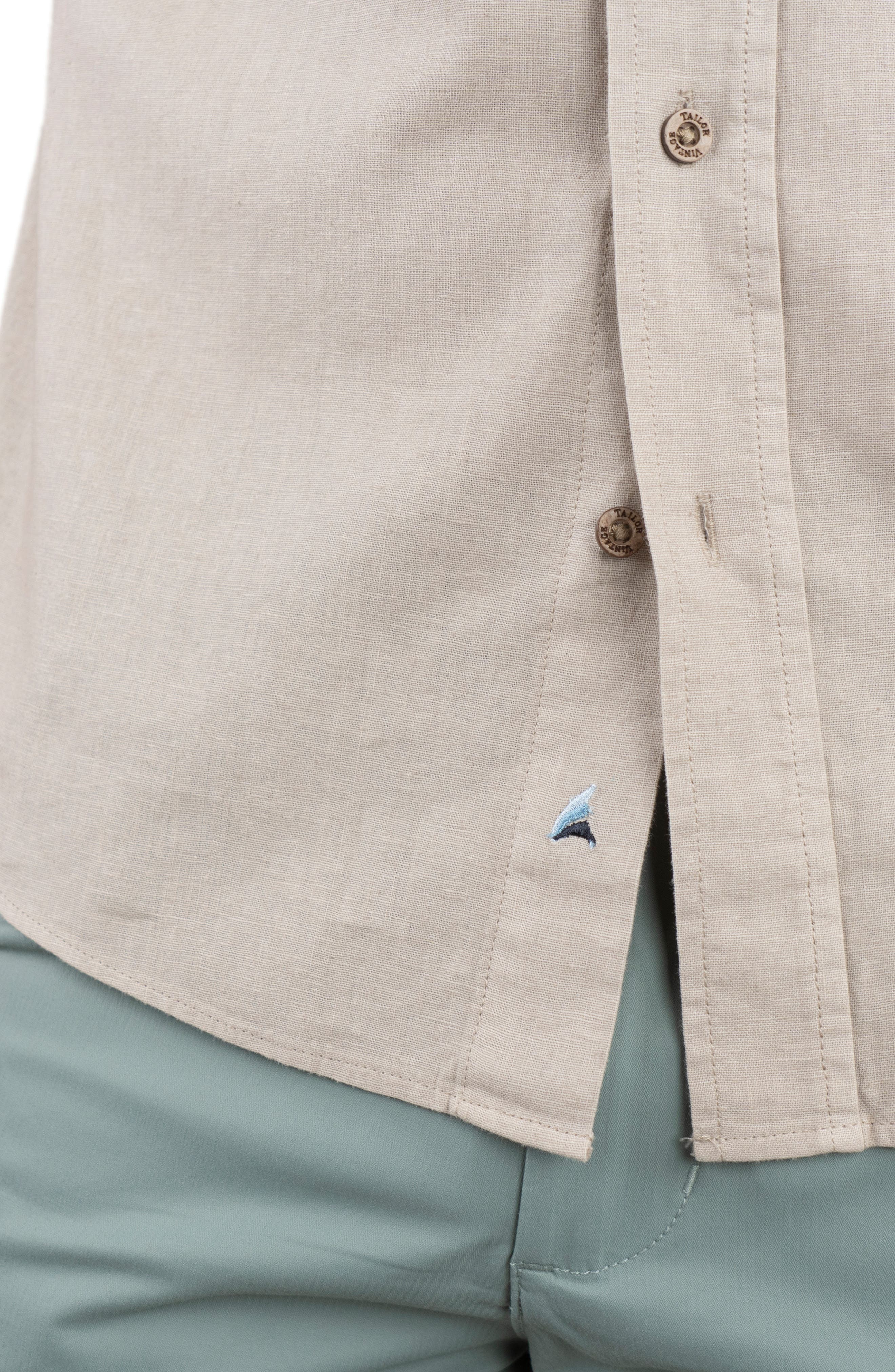 Tailor Vintage Puretec Linen Cotton Button-Up Shirt | Nordstromrack