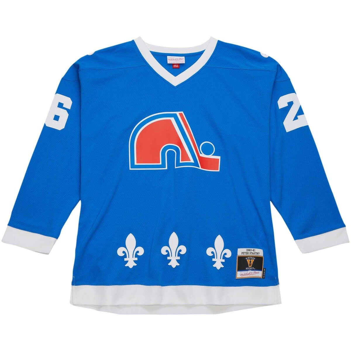 Mitchell & Ness Men's Mitchell & Ness Peter Stastny Blue Quebec ...