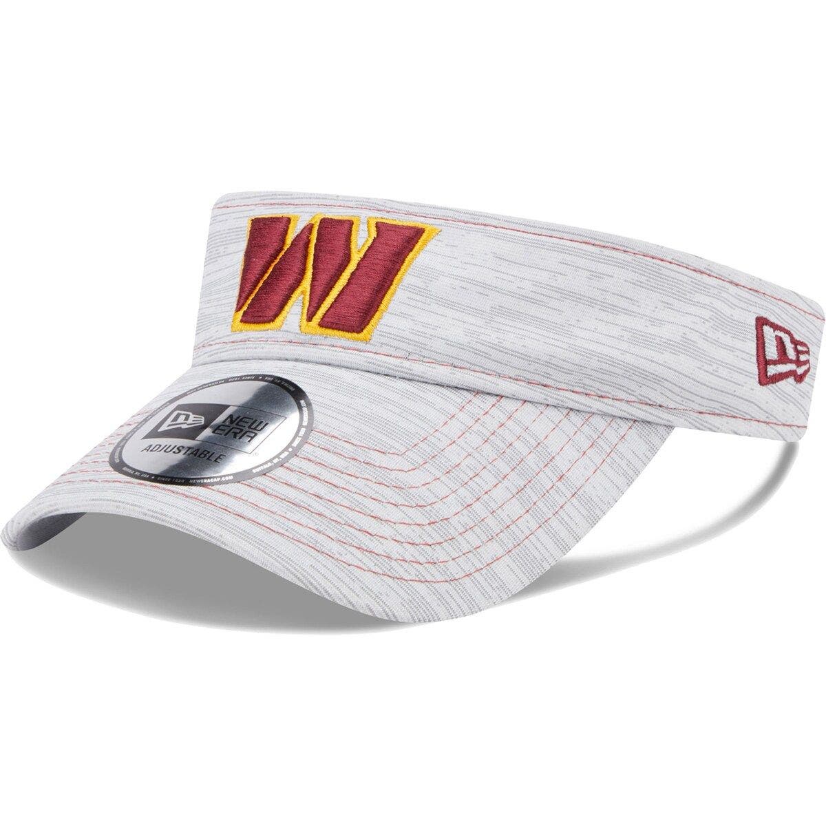 New Era Men's New Era Gray Washington Commanders Adjustable Visor ...