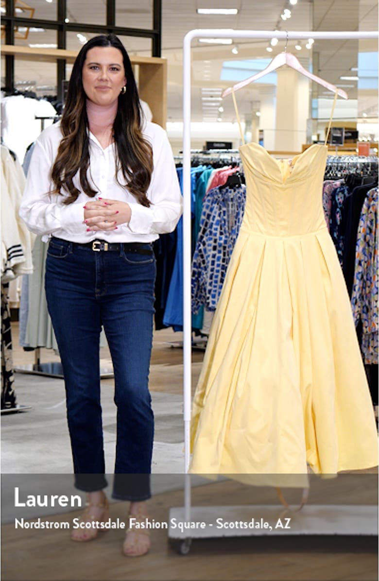 HOUSE OF CB Lady E Strapless Corset Gown | Nordstrom