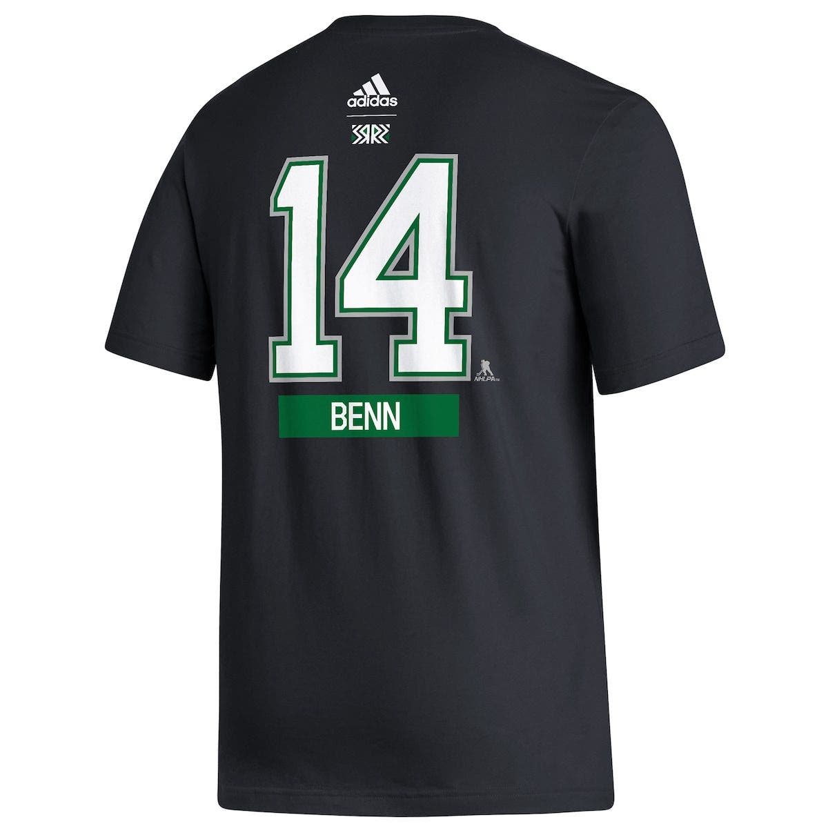 adidas Men's adidas Jamie Benn Black Dallas Stars Reverse Retro 2.0 ...