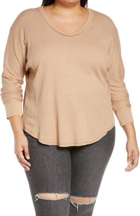 Women's Brown Plus-Size Tops | Nordstrom