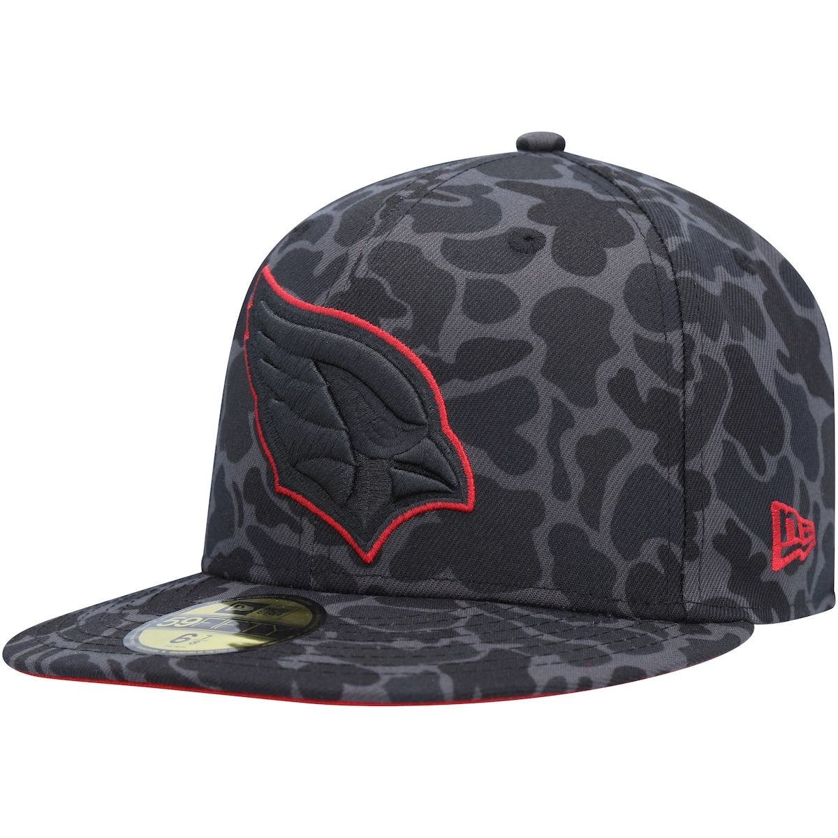 New Era Men's New Era Black Arizona Cardinals Amoeba Camo 59FIFTY ...