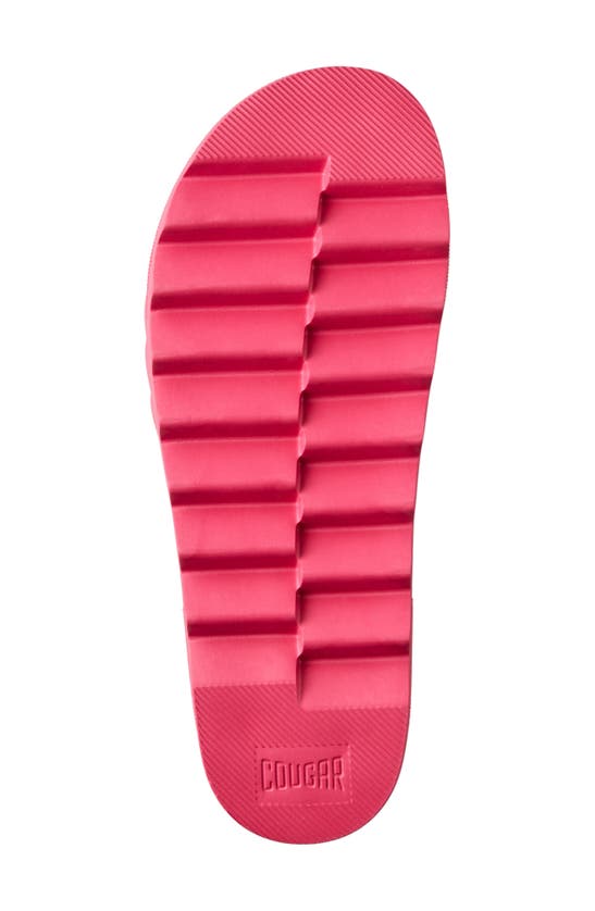 Cougar Pool Party Platform Slide Sandal In Berry-merlot | ModeSens