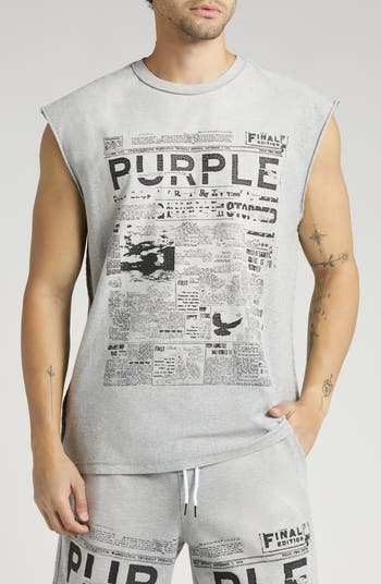 PURPLE BRAND Graphic Muscle Tee | Nordstrom