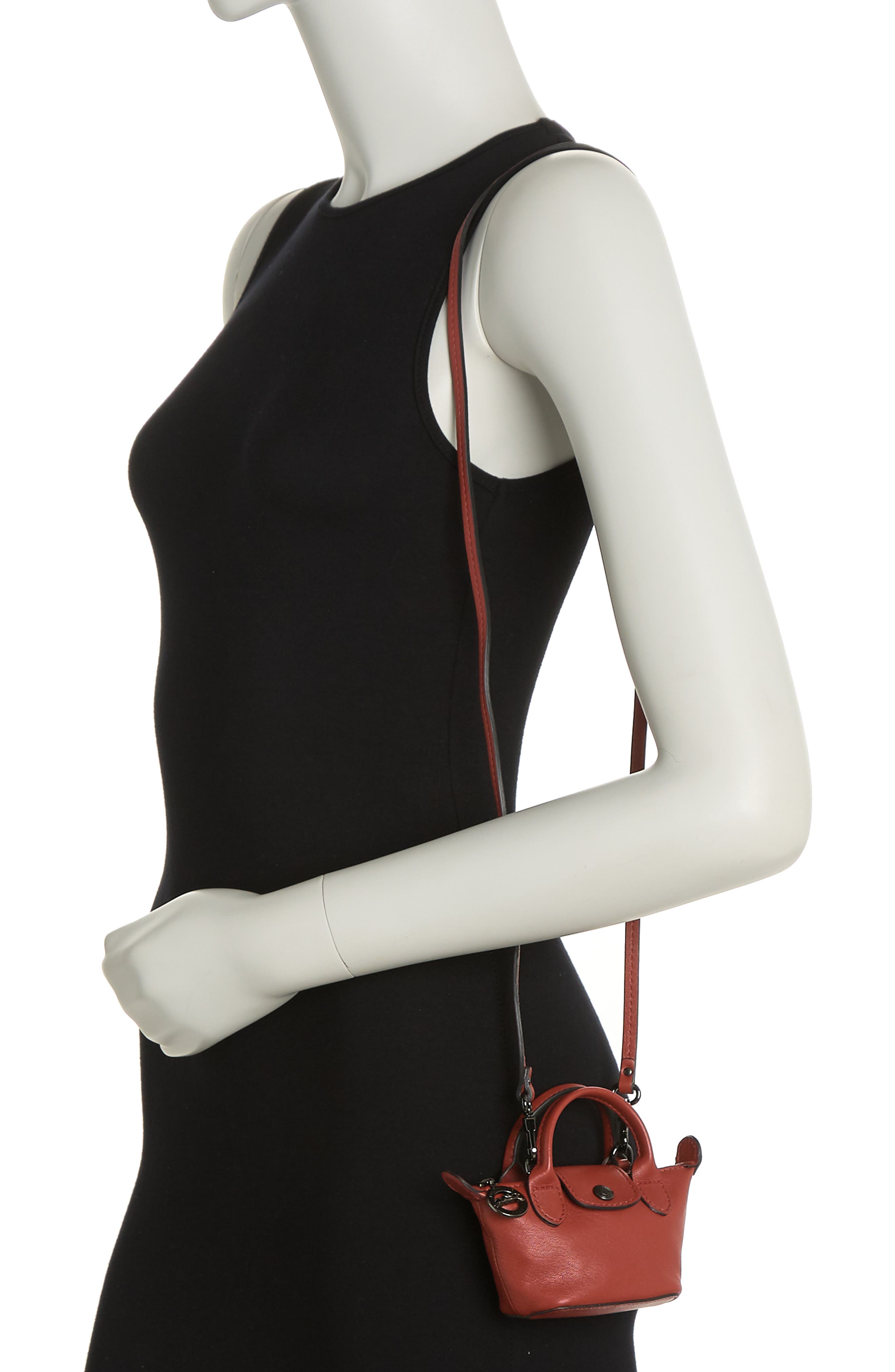 Longchamp Le Pliage Cuir Nano Crossbody Bag | Nordstromrack