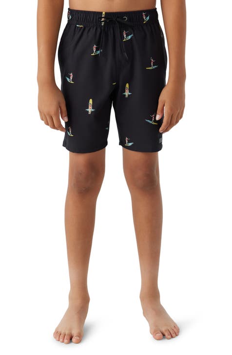 Boys' Black Swim Trunks & Swimwear