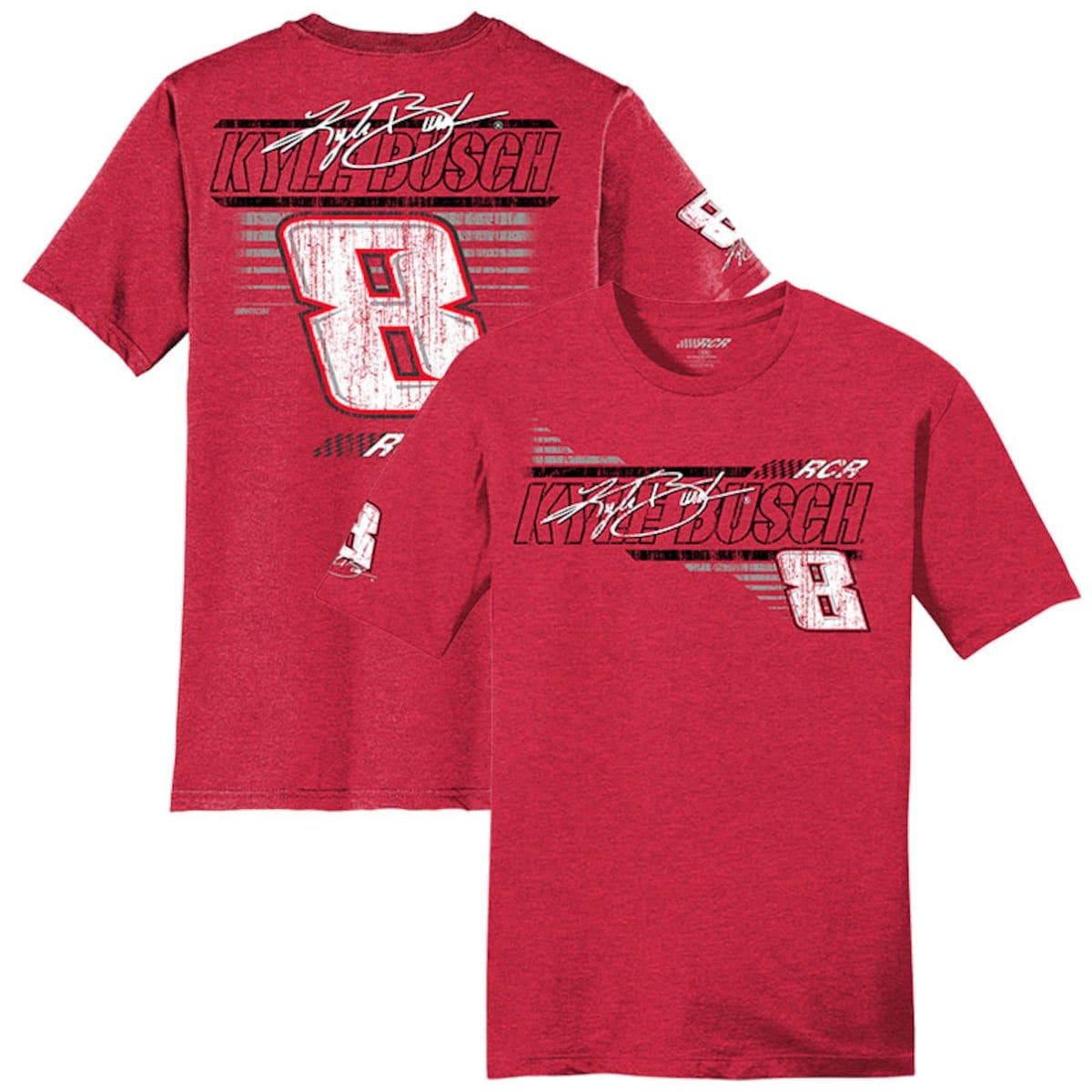 NASCAR Men's Richard Childress Racing Team Collection Heather Red Kyle ...