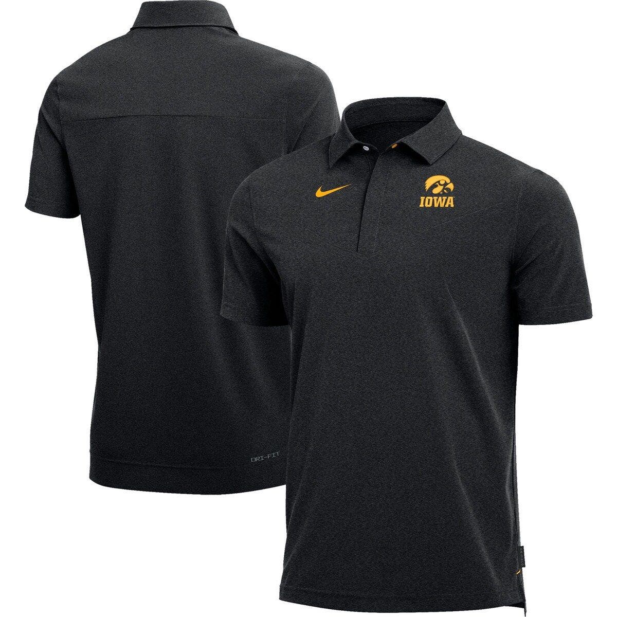 Nike Men's Nike Heathered Black Iowa Hawkeyes 2022 Coach Performance ...