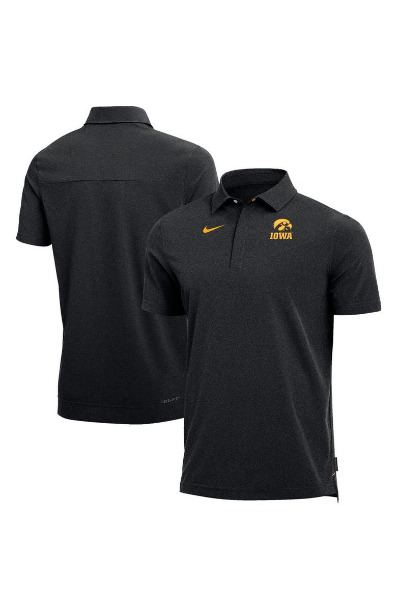 Nike Men's Nike Heathered Black Iowa Hawkeyes 2022 Coach Performance ...