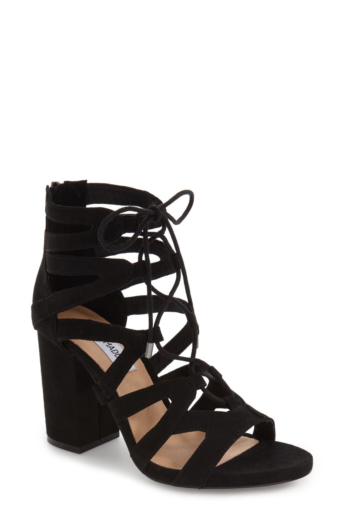 Steve Madden 'Gal' Strappy Lace-Up Sandal (Women) | Nordstrom