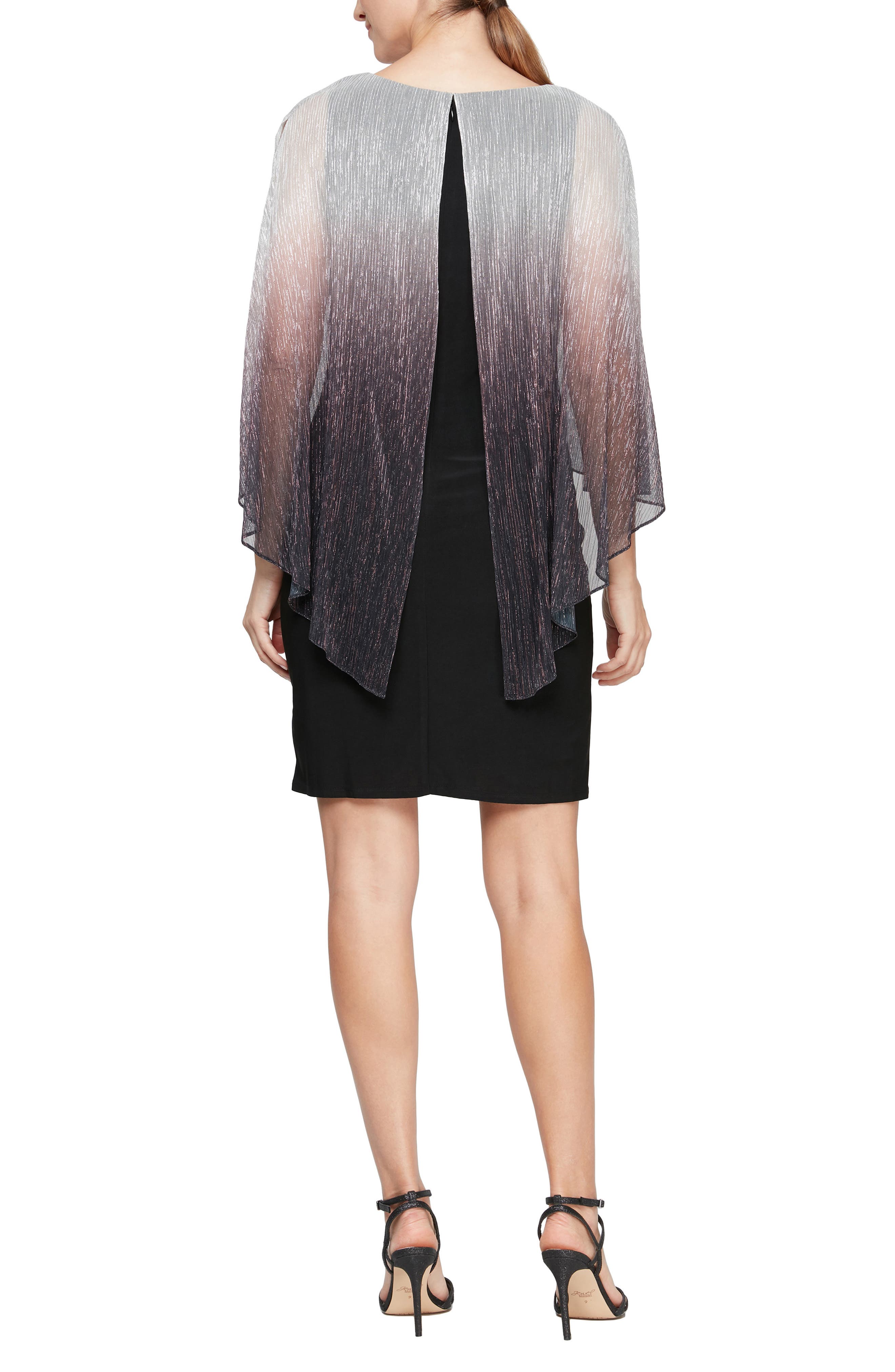 SLNY Shimmer Bore Popover Dress | Nordstrom