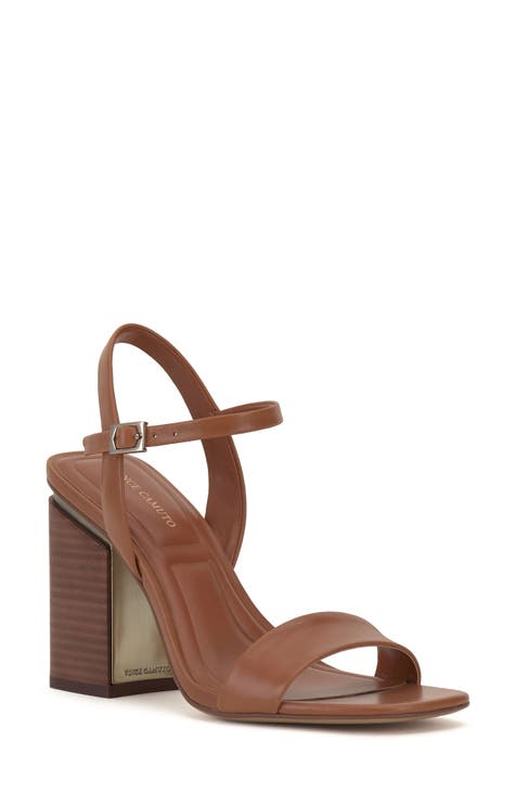 Brown Block-Heel Sandals for Women | Nordstrom