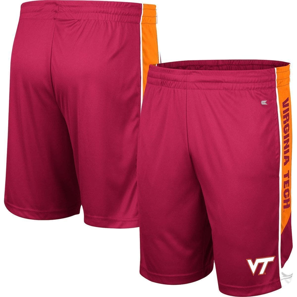 COLOSSEUM Men's Colosseum Maroon Virginia Tech Hokies Pool Time Shorts ...