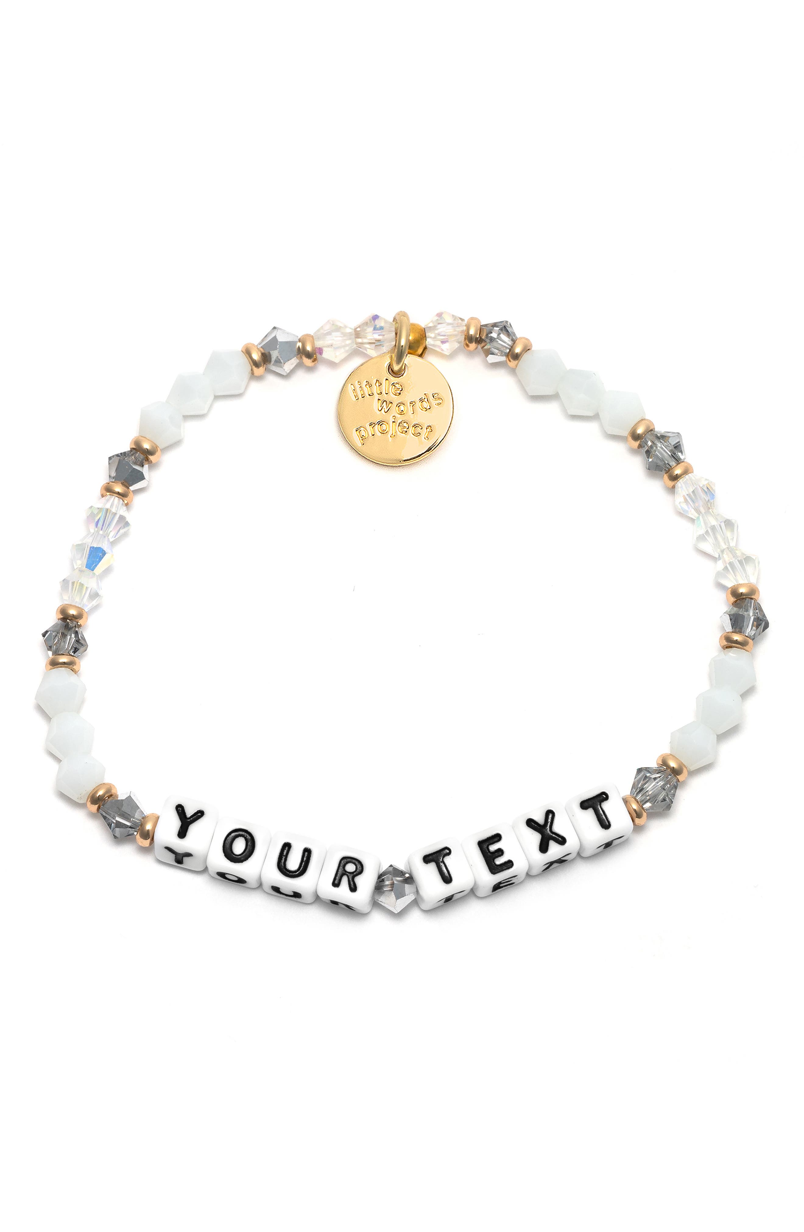 Little Words Project Empire Custom Beaded Stretch Bracelet | Nordstrom