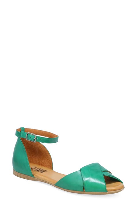 Green Ankle Strap Sandals for Women | Nordstrom