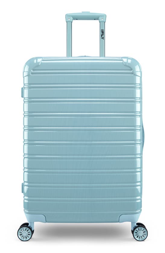 Ifly Fibertech Sky 24" Expandable Wheeled Suitcase In Light Blue | ModeSens