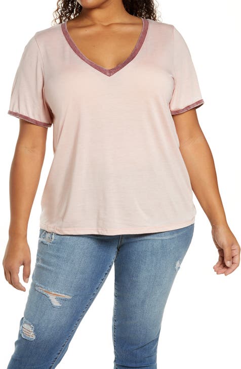 Pink Plus-Size Tops for Women | Nordstrom