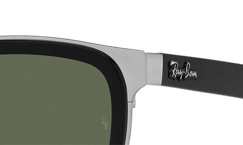 Ray Ban Clyde 53mm Polarized Square Sunglasses In Dark Green | ModeSens