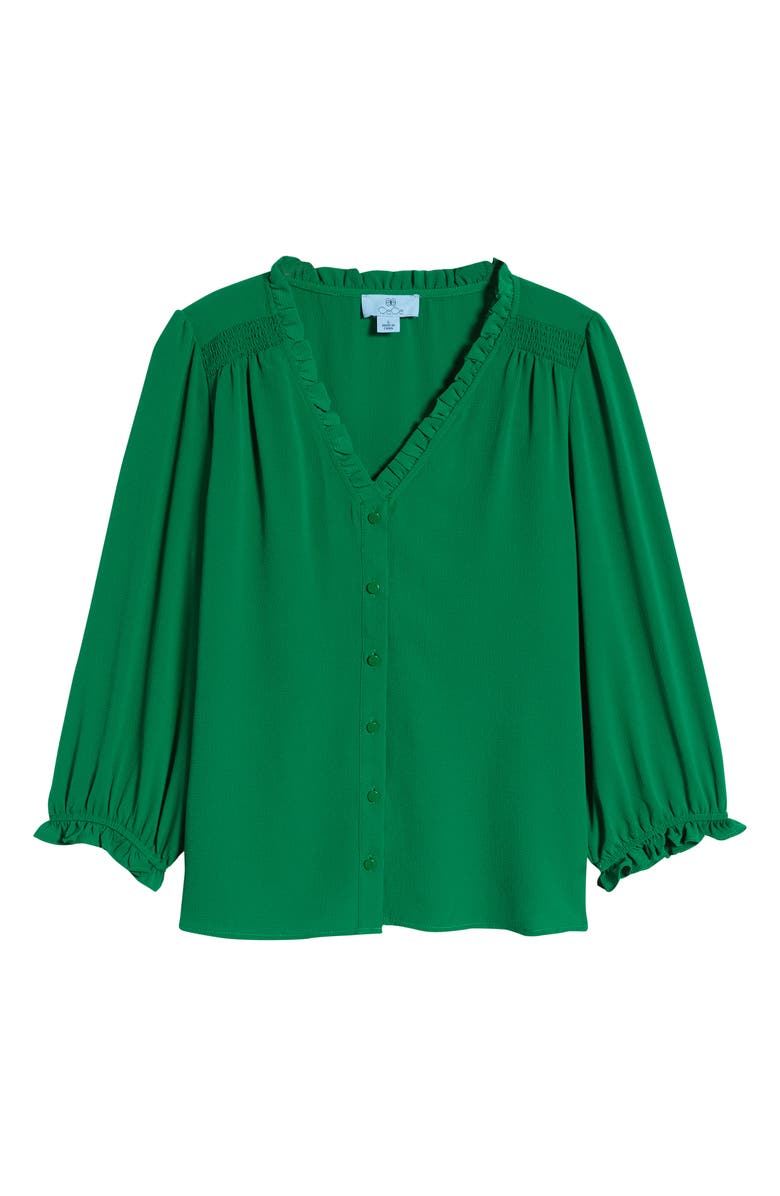 CeCe Ruffle V-Neck Blouse | Nordstrom