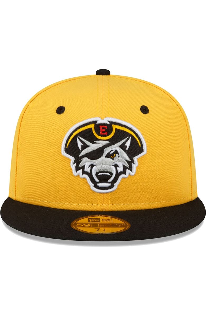 New Era Men's New Era Yellow Erie SeaWolves Authentic Collection ...