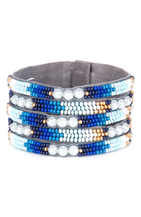 Blue Cuff Bracelets for Women | Nordstrom