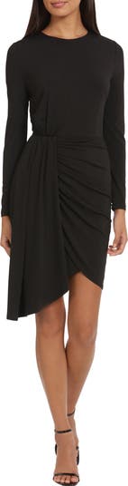 Donna Morgan For Maggy Mock Neck Long Sleeve Minidress Nordstromrack