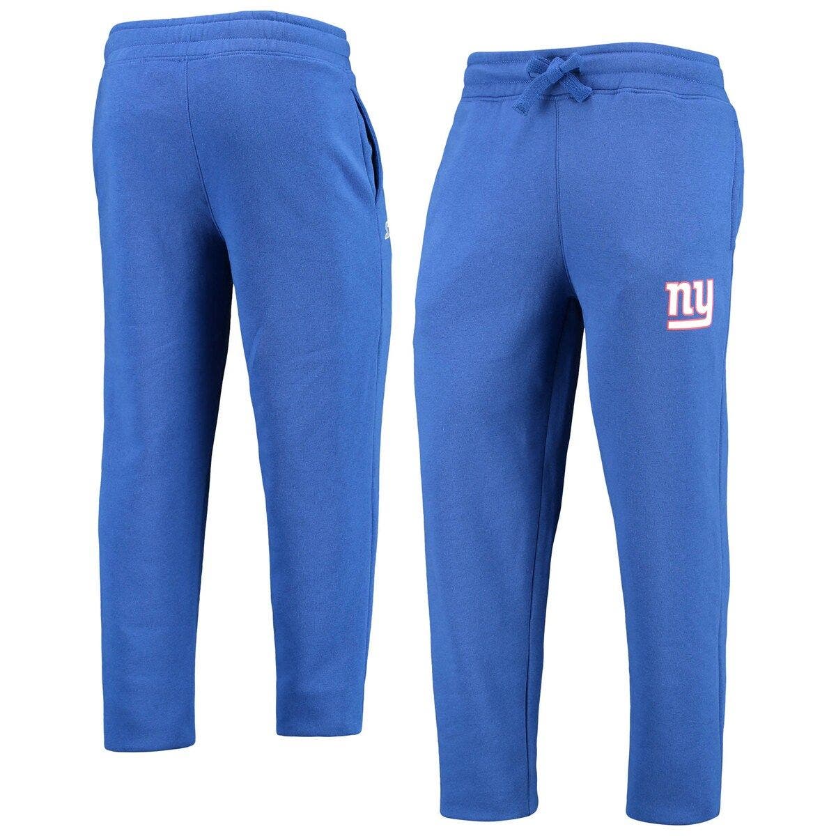 STARTER Men's Royal New York Giants Starter Option Run Sweatpants ...