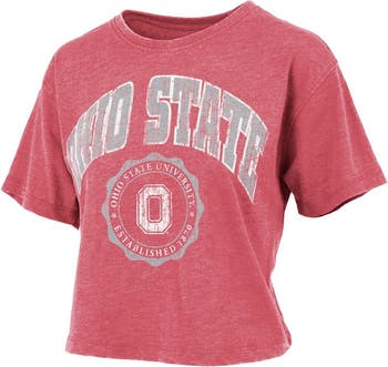 PRESSBOX Women's Pressbox Scarlet Ohio State Buckeyes Edith Vintage ...