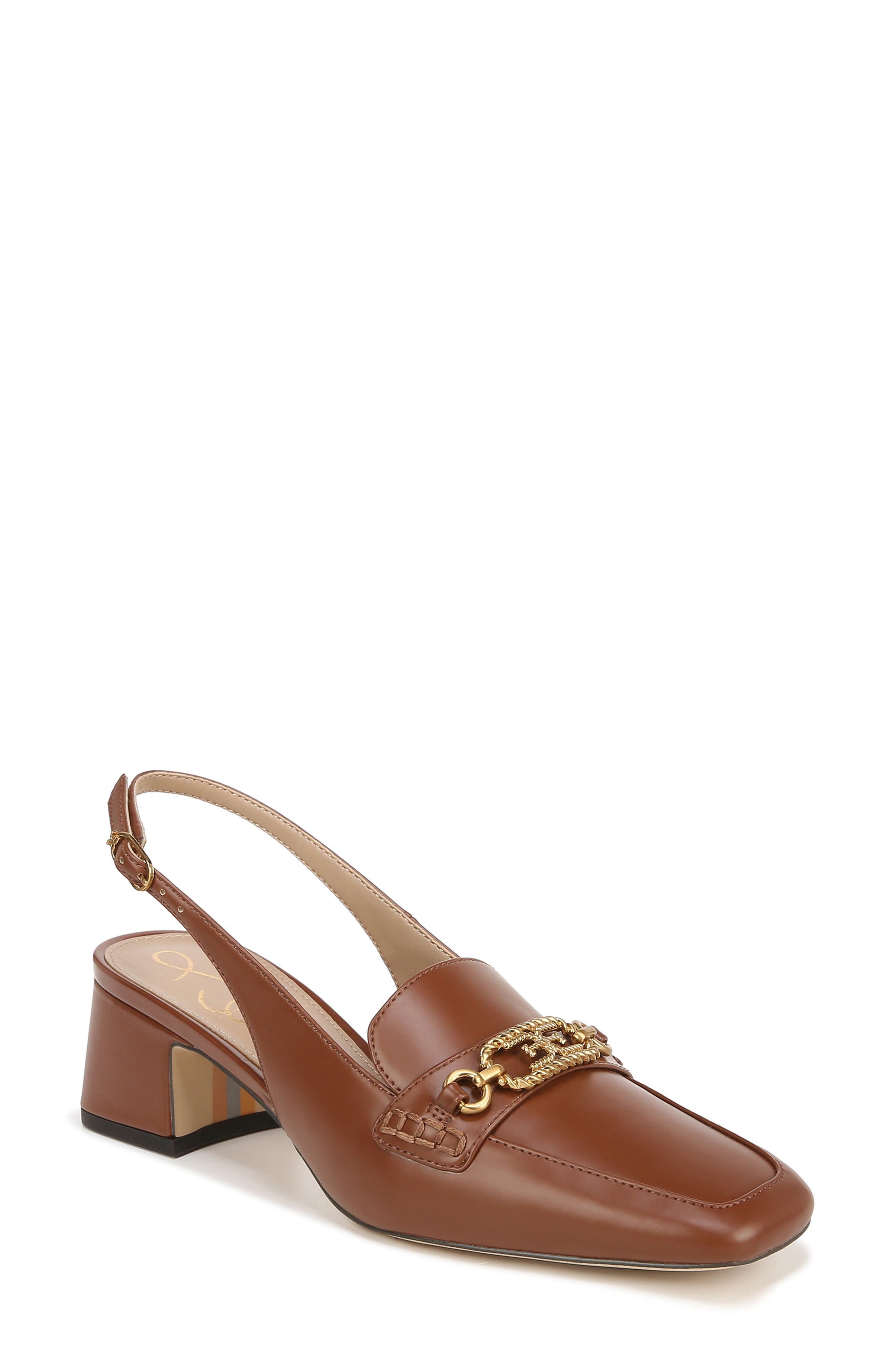 Sam Edelman Teana Slingback Loafer In Brown | ModeSens