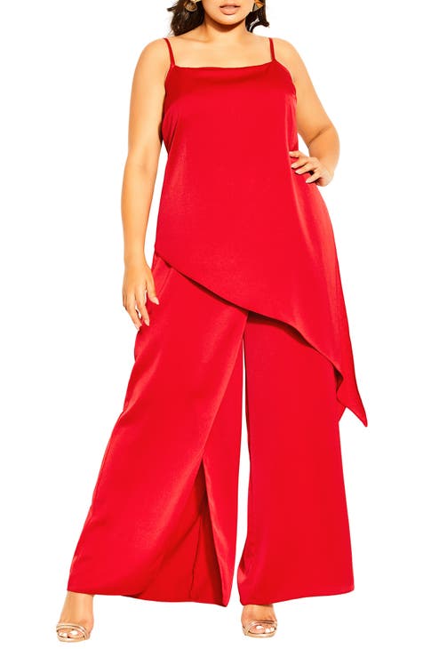 Red Plus-Size Jumpsuits & Rompers | Nordstrom