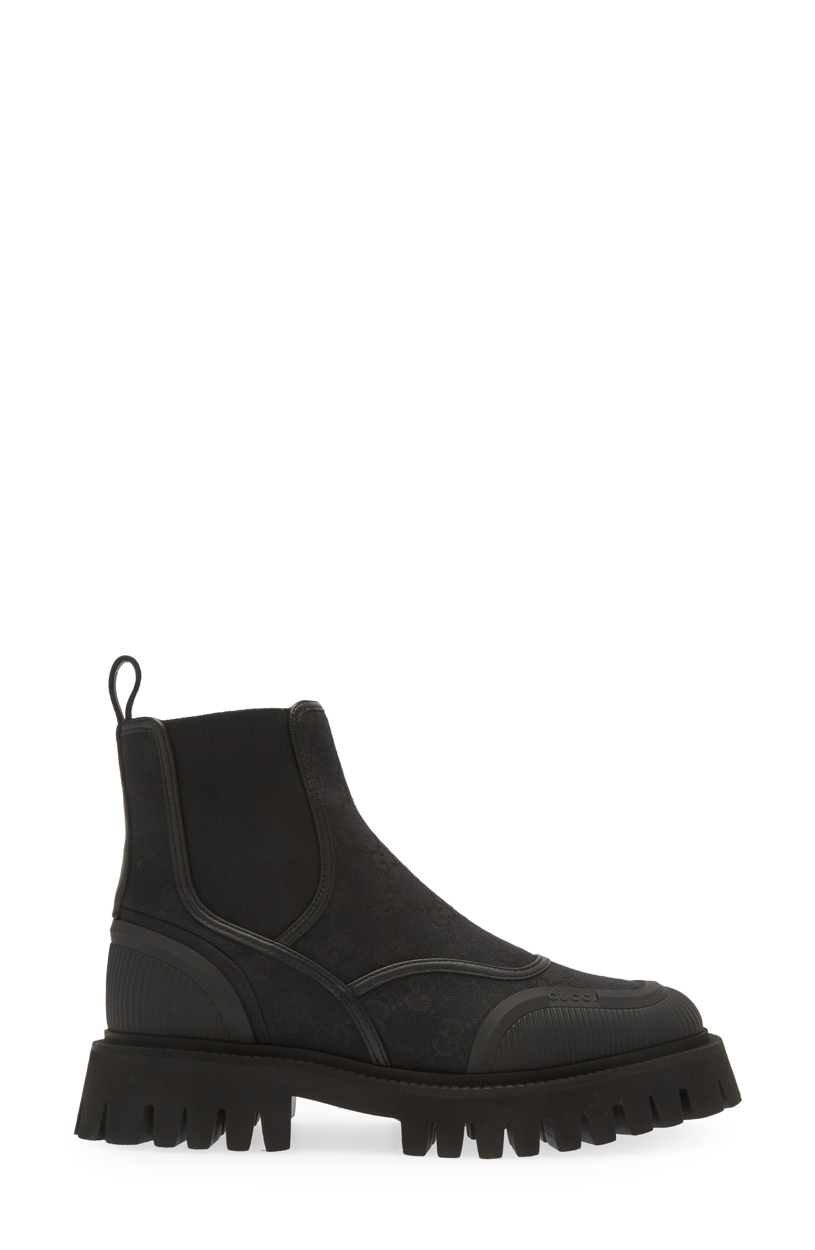 Gucci Novo GG Monogram Canvas Chelsea Boot (Women) | Nordstrom