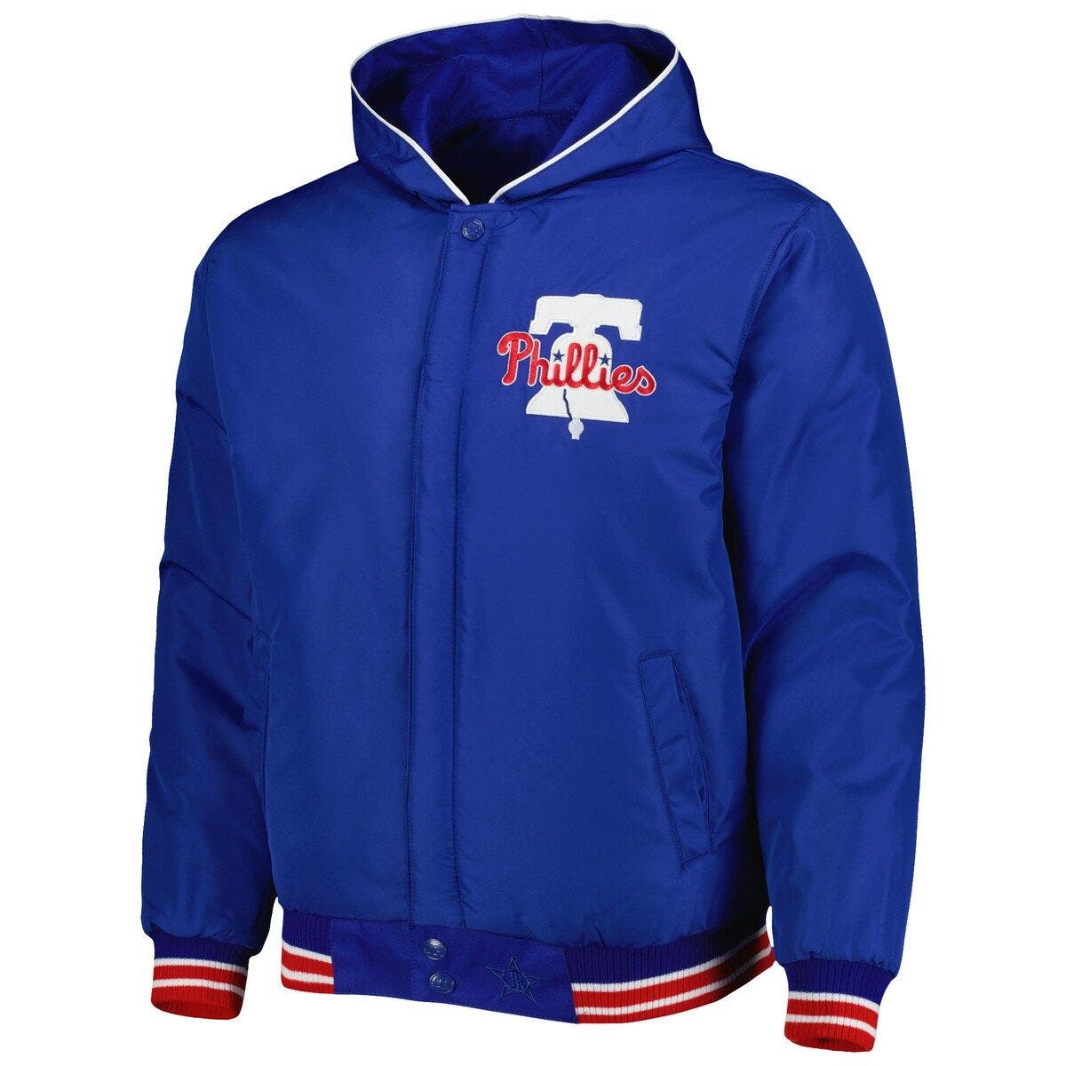 JH DESIGN Men's JH Design Royal Philadelphia Phillies Reversible Fleece ...