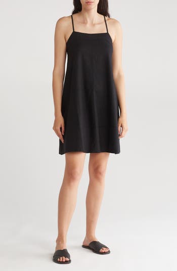Melrose and Market Button Back Apron Minidress | Nordstromrack