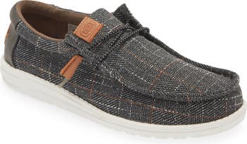 Hey Dude Wally Plaid Slip-On (Men) | Nordstromrack