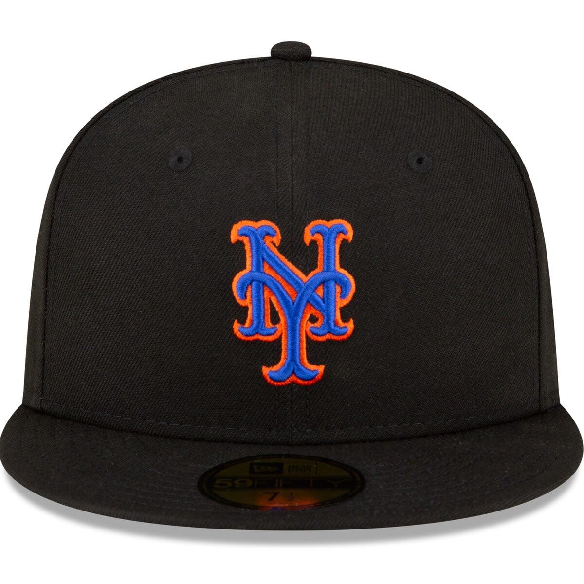 New Era Men's New Era Black New York Mets Authentic Collection ...