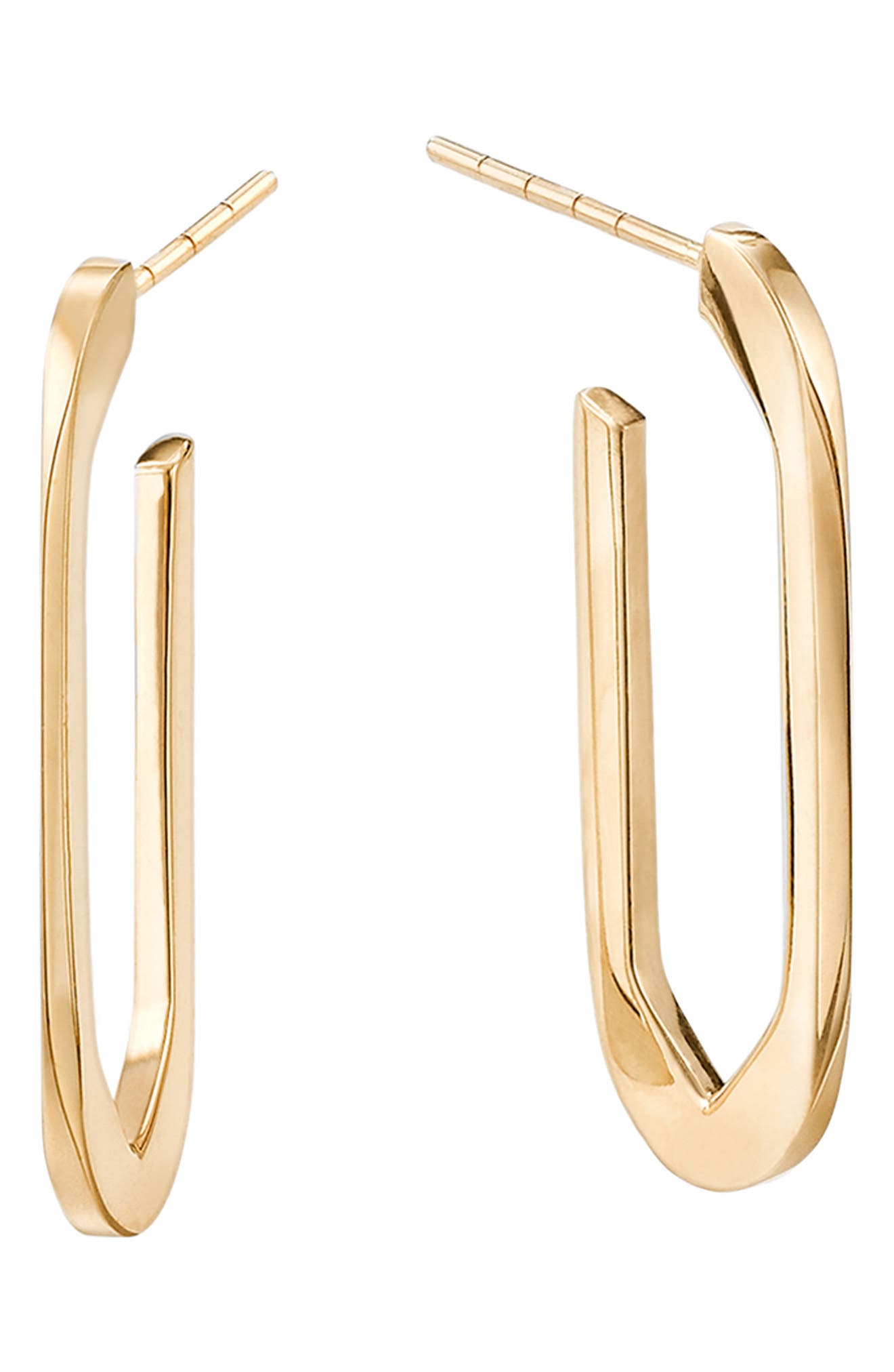 Lana Small Oblong Hoop Earrings | Nordstrom