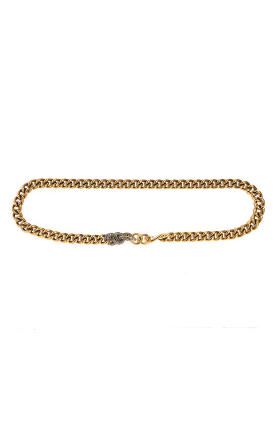 Roberto Cavalli Crystal Snake Chain Belt In Podiumlsmtop | ModeSens