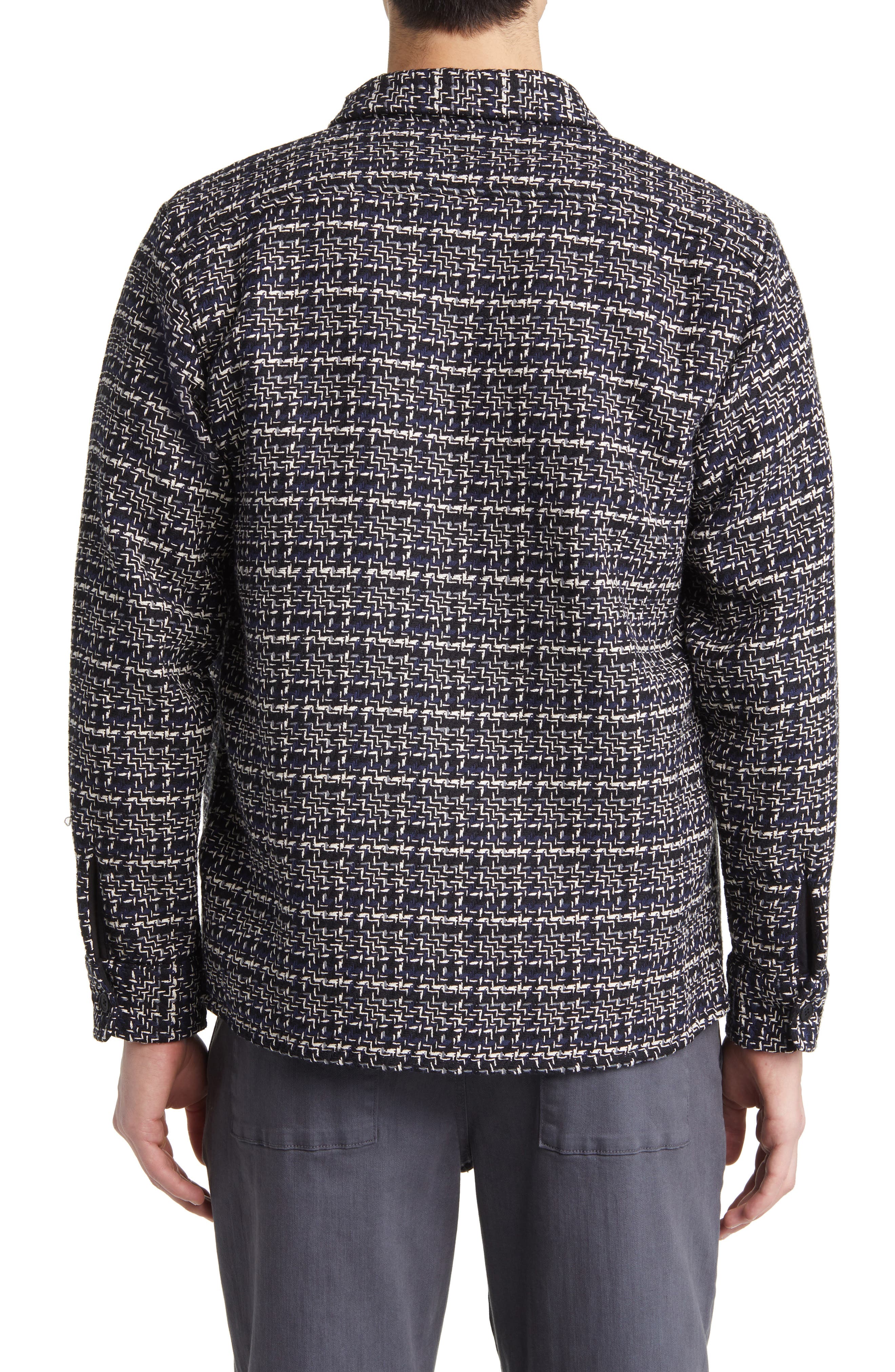 Wax London Whiting Marine Beatnik Button-Up Overshirt | Nordstrom