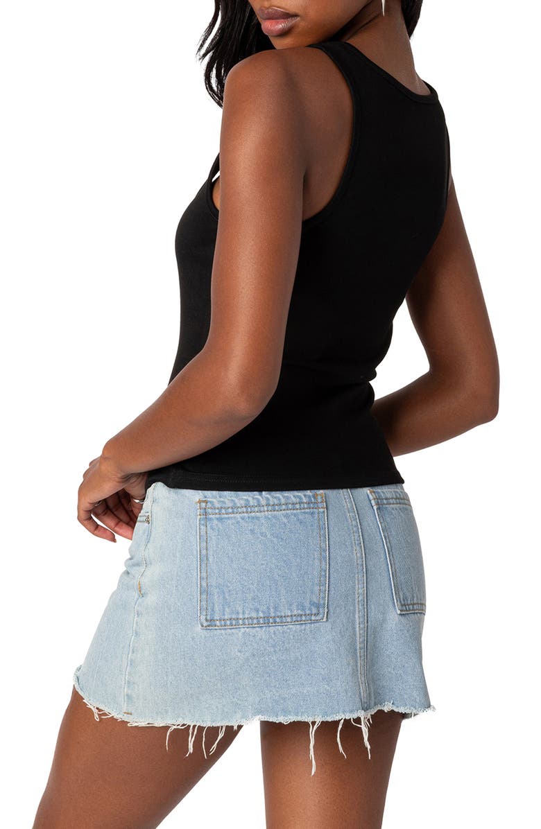 EDIKTED Isabetta Tie Neck Tank | Nordstrom