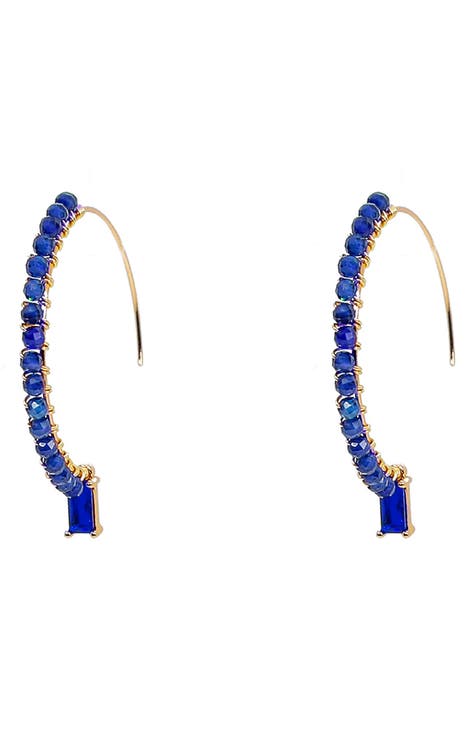 Blue Hoop Earrings | Nordstrom